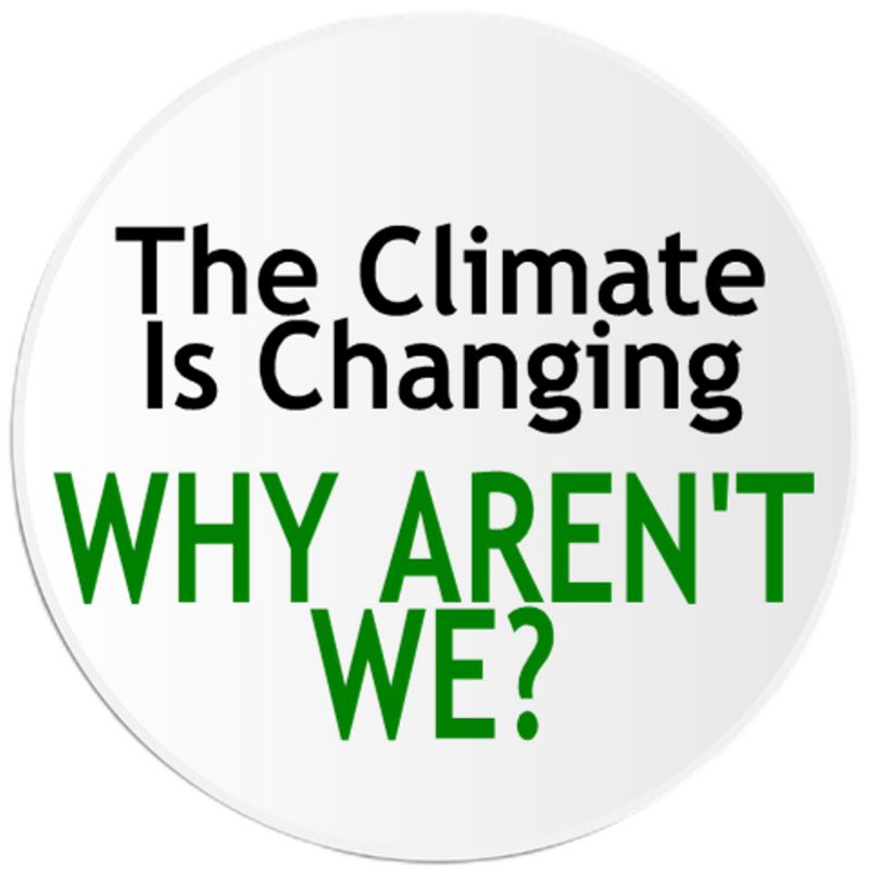 The Climate Is Changing Why Aren't We? - 100 Pack Circle Stickers 3 ...