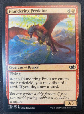 Plundering Predator - MTG Magic the Gathering - Jumpstart - Misprint | eBay