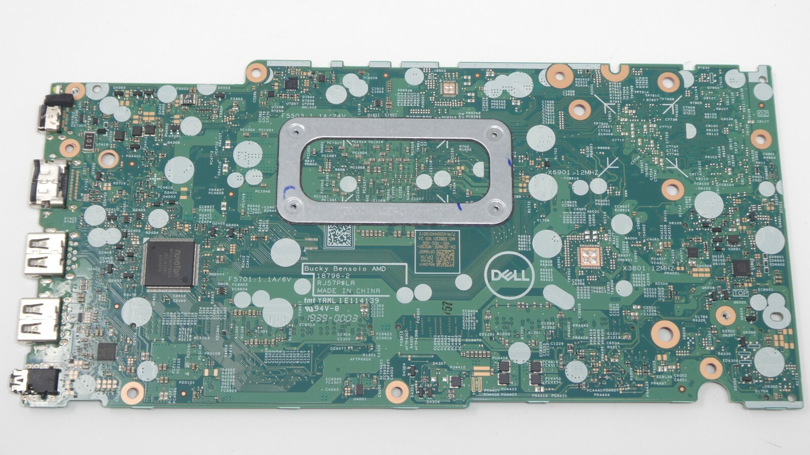 Dell Inspiron 14 5485 Motherboard - Ryzen 5 3500U Radeon Vega 8 - FNM6F ...