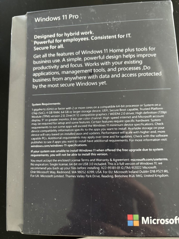 Microsoft Windows 11 Pro USB Flash Drive - English Full Package USB ...