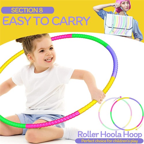 Adjustable Detachable Kid Hula-Hoop Hoola Exercise Fitness Ring Toy ...