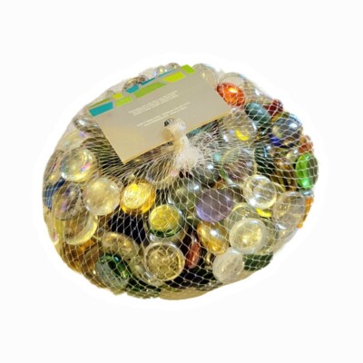 1 lb Bag Glass Flat Marbles Cadmium Glass! Hobby Lobby 2014 For Art ...
