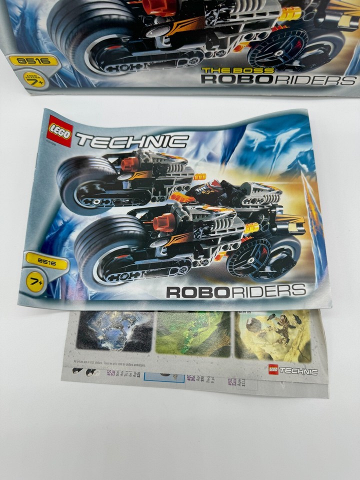 Lego Technic 8516 The Boss RoboRiders Complete Minus 1 Minor Piece Box ...