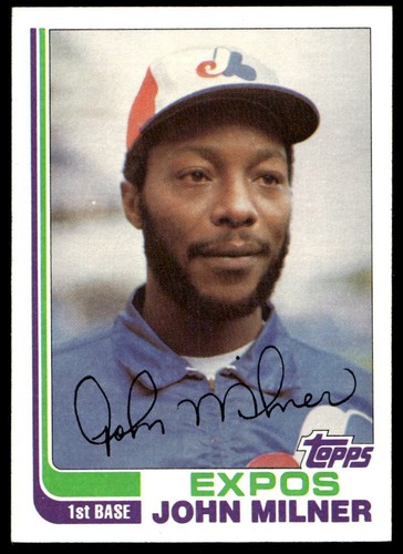 1982 Topps 638 John Milner Montreal Expos Baseball Card | eBay