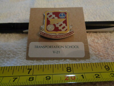 Transportation School V-21 Unit Crest, DI, DUI (DRAW#J1) | eBay