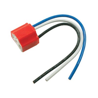 H4 472 Car Headlight Headlamp Ceramic Bulb Holder Straight Lead Wire ...