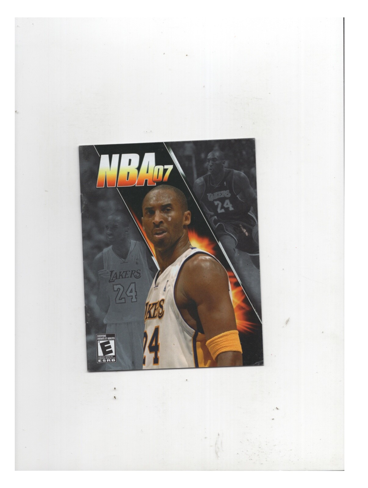 NBA 07 FRENCH CANADA PS3 MANUAL ONLY NO TRACKING Authentic | eBay