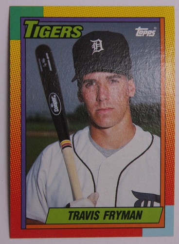 Topps 1990 #33T Travis Fryman Traded Tigers Baseball Card - B254 | eBay