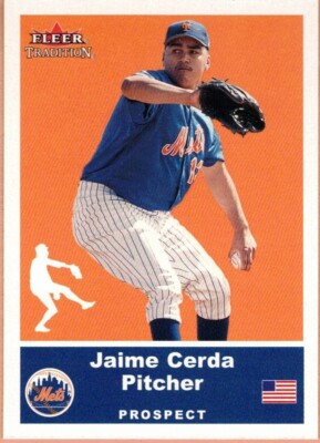 Jaime Cerda 2002 Fleer Tradition Update SP RC | eBay