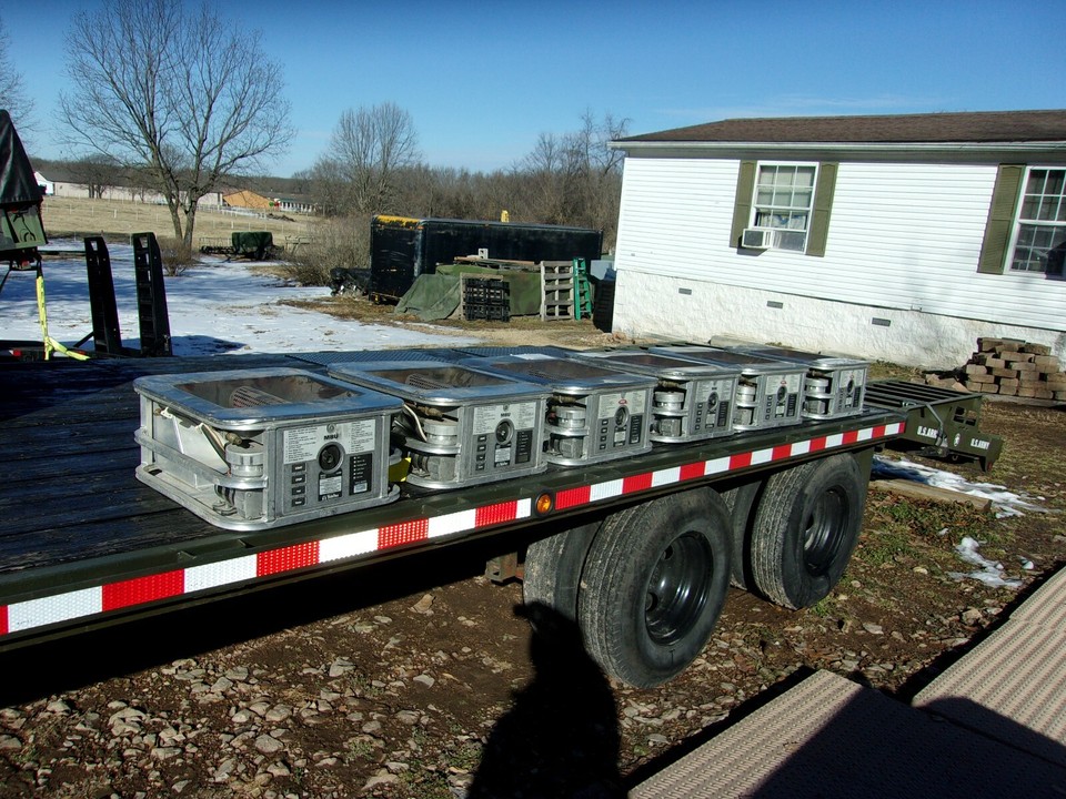 6...MILITARY SURPLUS MBU BURNERS ALL POWER UP- UNTESTED- MKT FIELD ...