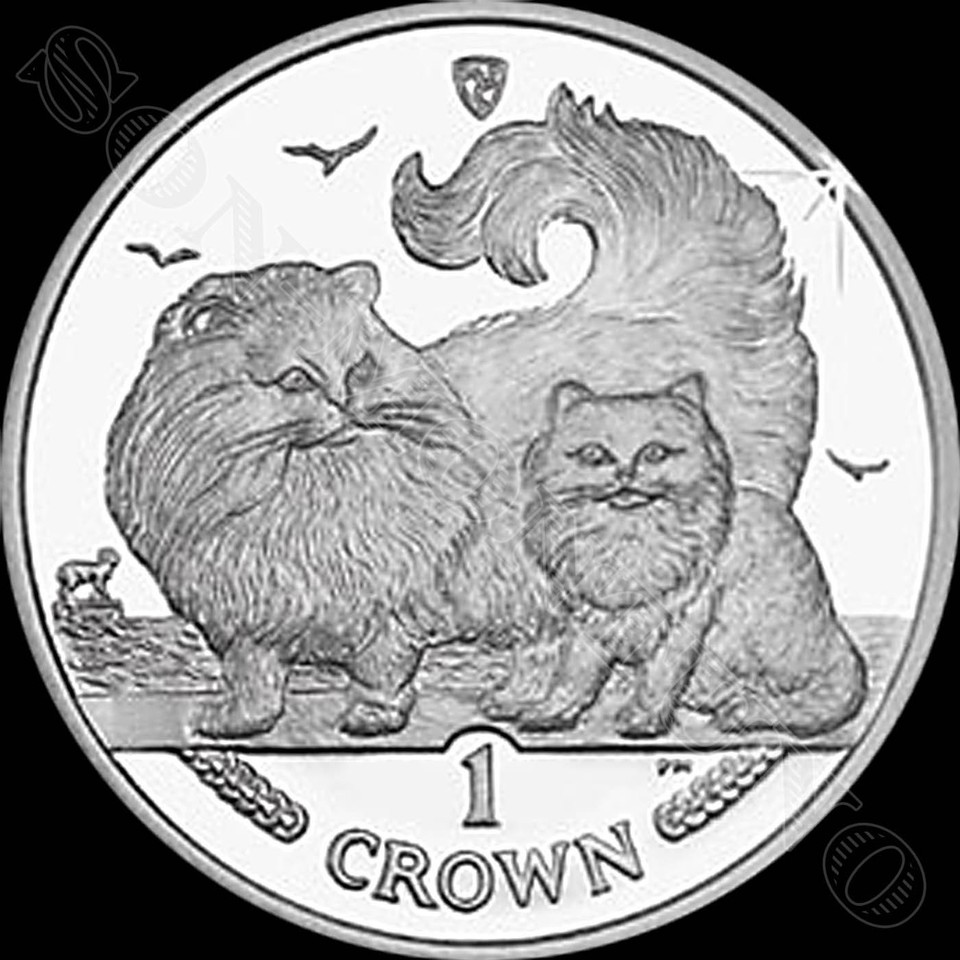 ISLE OF MAN CAT COINS - Your Choice ANY YEAR Copper Nickel CuNi 1 Crown ...