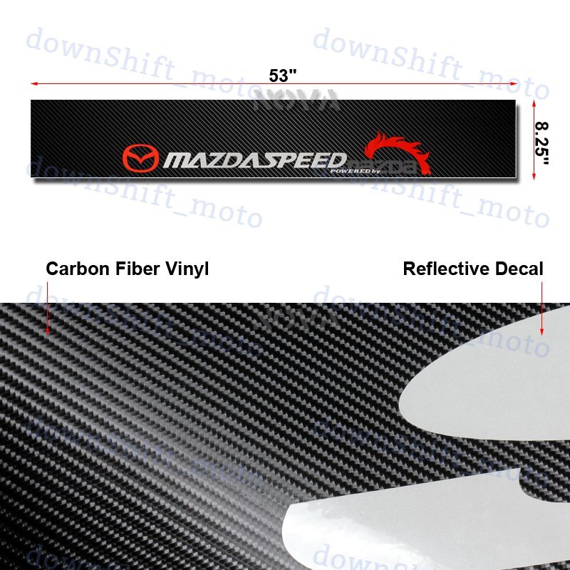 Mazdaspeed Decal