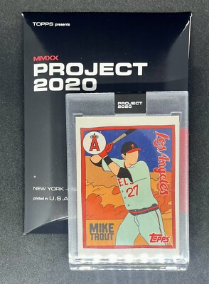 Topps Project 2020 - 2011 Topps Update #175 Mike Trout by Fucci #63 w ...