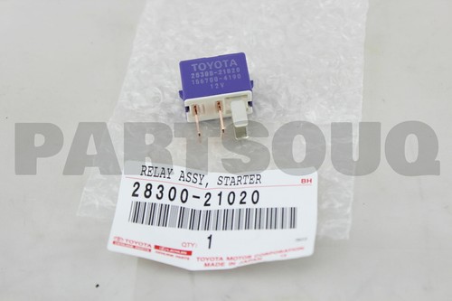 2830021020 Genuine Toyota RELAY ASSY, STARTER 28300-21020 | eBay