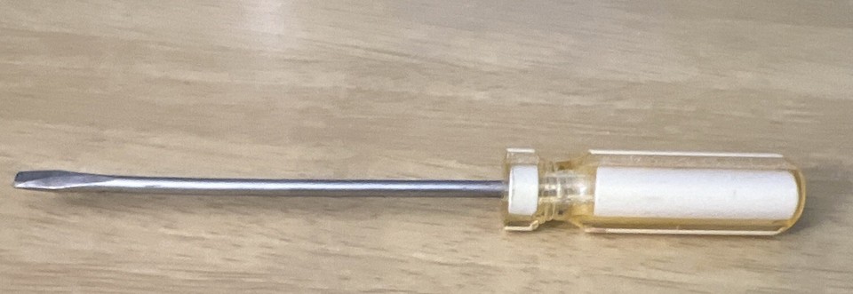 Vintage Fuller 4 Inch Yellow/White Flathead Screwdriver Made in USA | eBay