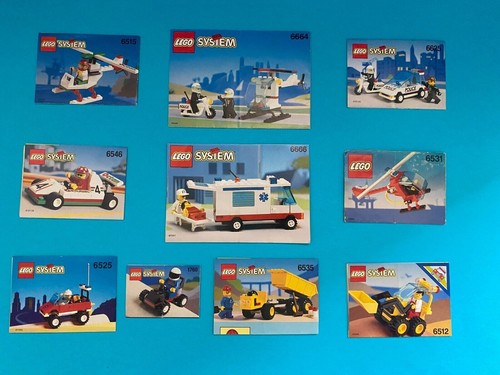 Lego CLASSIC TOWN 6666 6664 6625 6546 6535 6531 6525 6515 Instruction ...