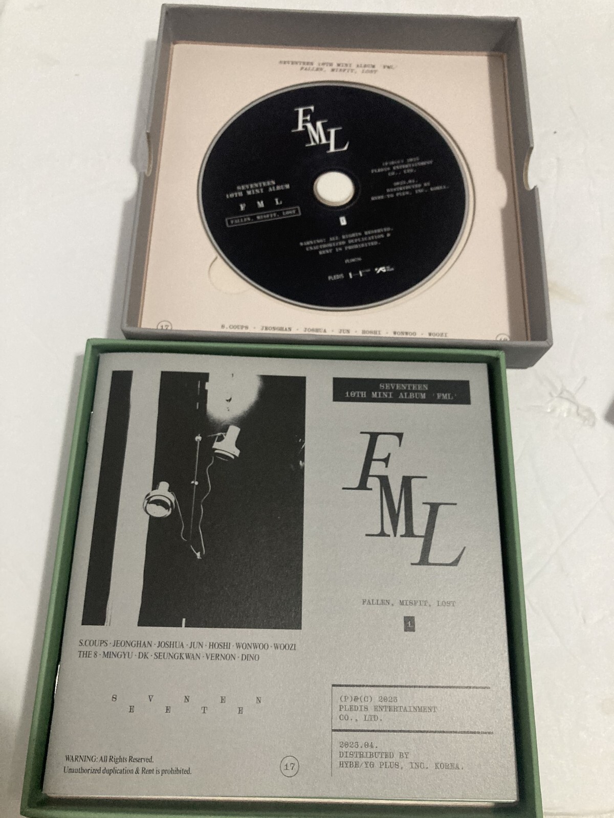 SEVENTEEN 10th Mini Album 'FML’ CD | eBay
