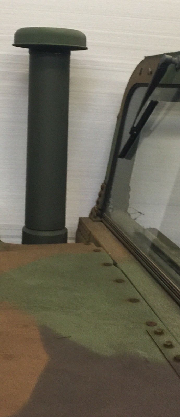 GREEN Air Intake Snorkel Tube and reducer. No Cap. fits HUMVEE Military ...