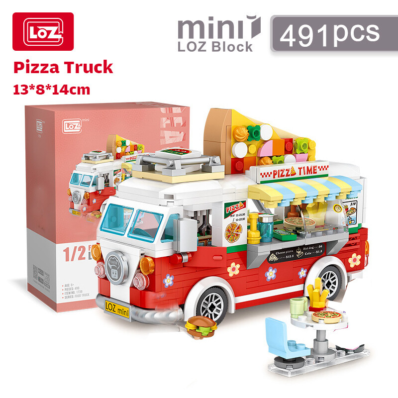 LOZ Mini Blocks Sets Food Street View Building Blocks Micro Bricks with ...