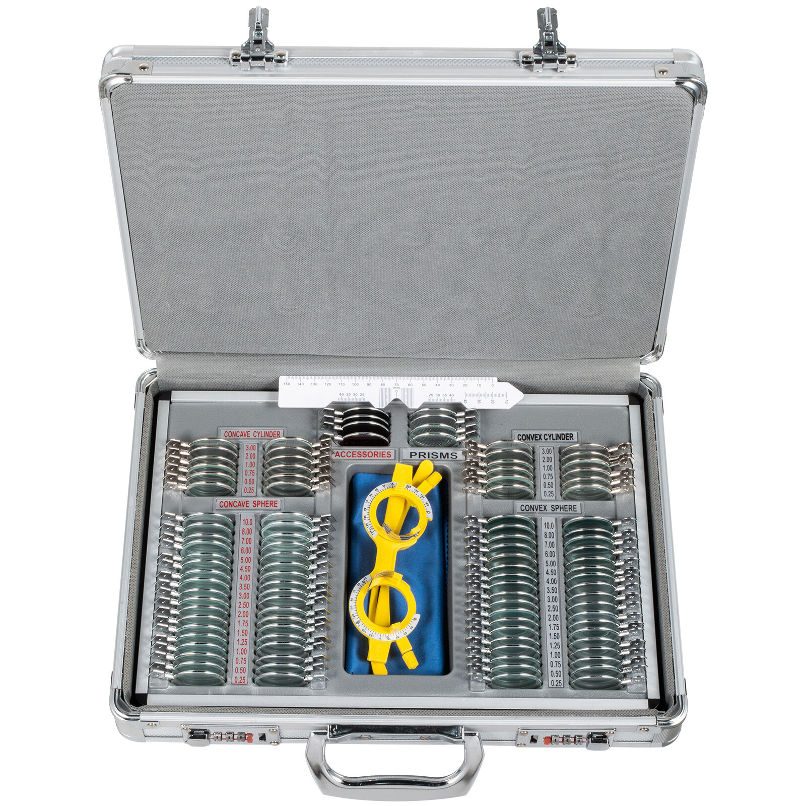 VEVOR104Pcs Optometry Box Test Glass Optical Lens Kit Optometry Test ...