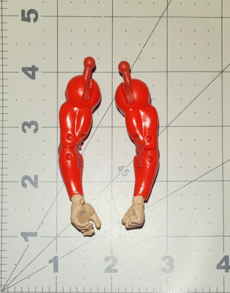 McFarlane DC JLA Plastic Man BAF Head Arms Legs Torso Action Figure ...