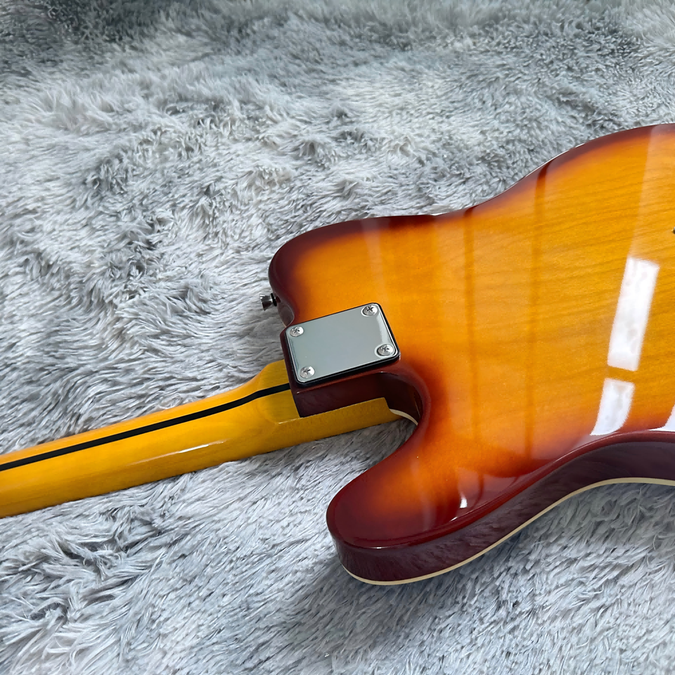US Ship TL Sunset Gradient Single Face Electric Guitar Chorm Hardware 6 ...