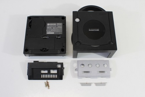 Nintendo GameCube OEM Replacement Shell Case Jet Black DOL-001 All Port ...