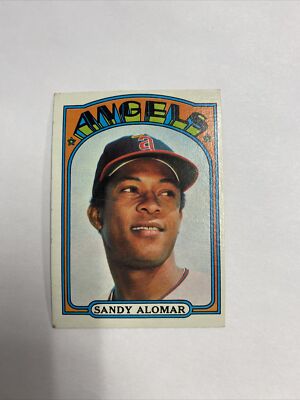 1972 Topps Baseball Sandy Alomar California Angels Card #253 | eBay