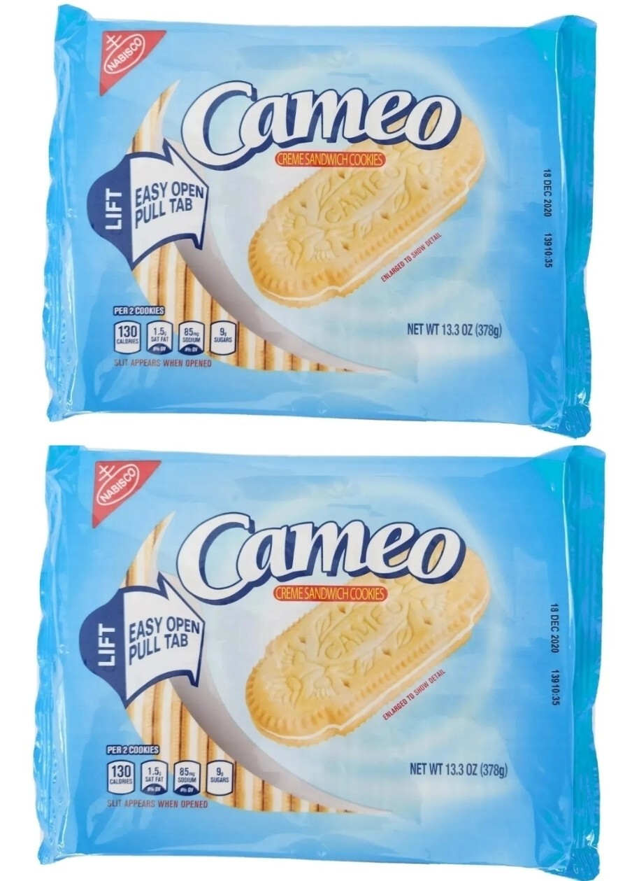 (2) PKS NABISCO CAMEO CREME COOKIES SANDWICH GALLETAS CAMEO Free ...