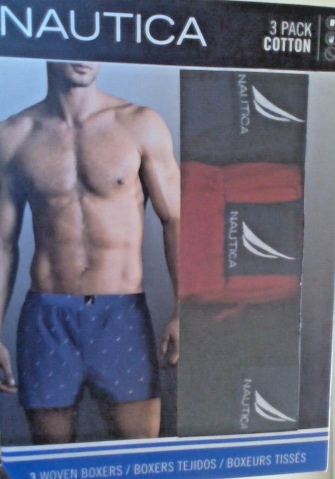 NAUTICA 3 WOVEN BOXERS | eBay