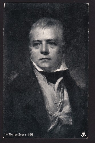 c1910 portrait writer Sir Walter Scott novelist & poet UK postcard | eBay