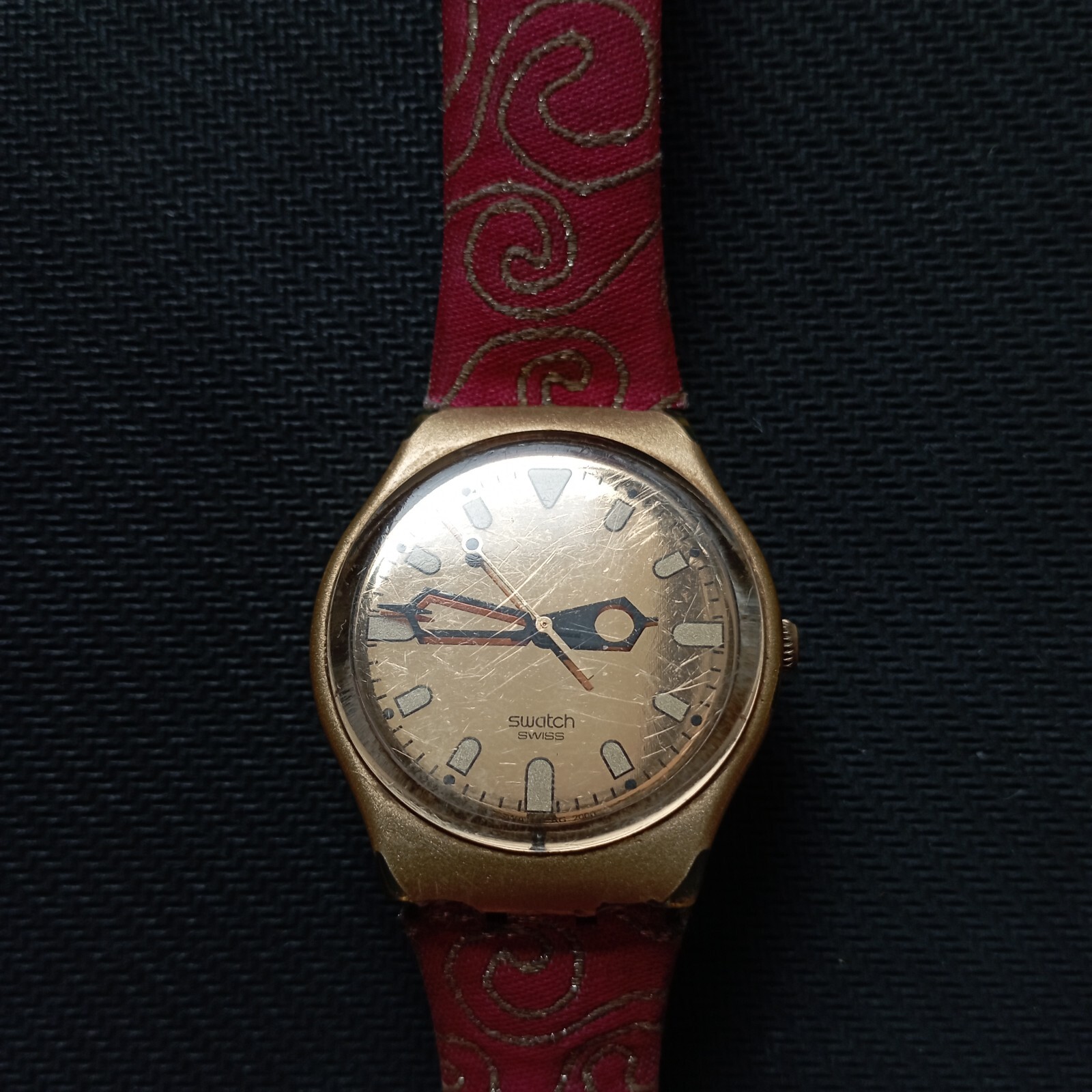 Rare swatch ladies watch gold dial eblouis moi ! - Gem