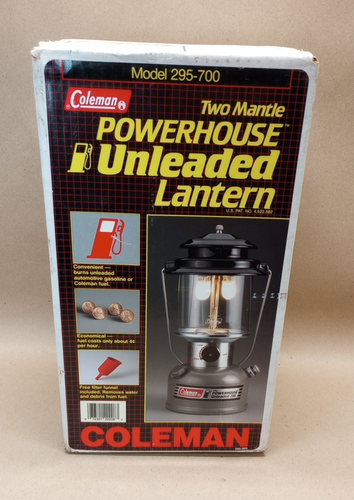 Coleman 2 Mantle Powerhouse Dual Fuel Lantern Model 295-700 NEW in Box ...
