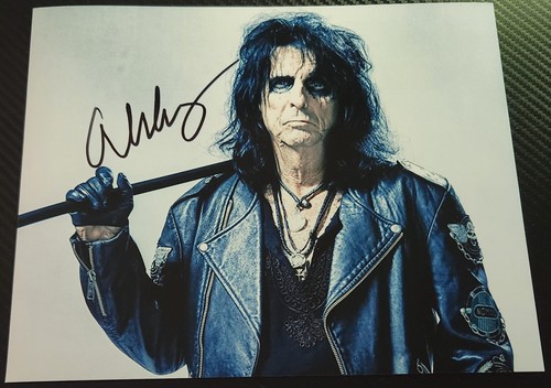 Alice Cooper Signed 8x10 COA Autograph Photograph | eBay