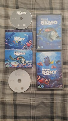 Finding Nemo and Finding Dory: 2-Movie Collection DVDs (with Sleeve ...