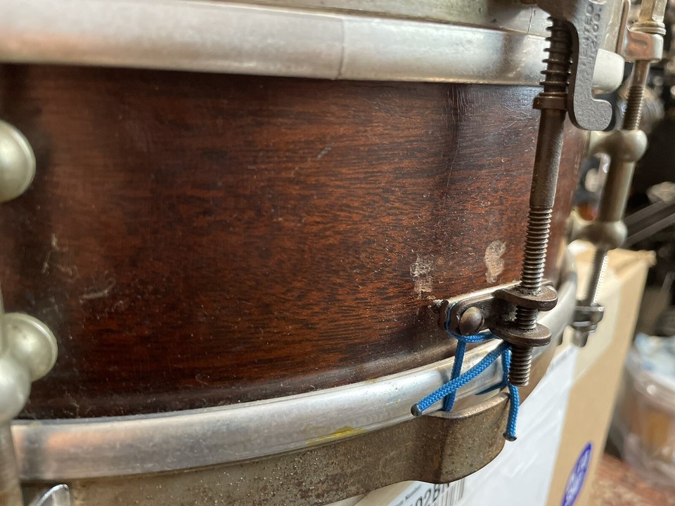 Ludwig 1920’s ‘Universal’ Solid Shell Mahogany Snare Drum 14x4” | eBay UK
