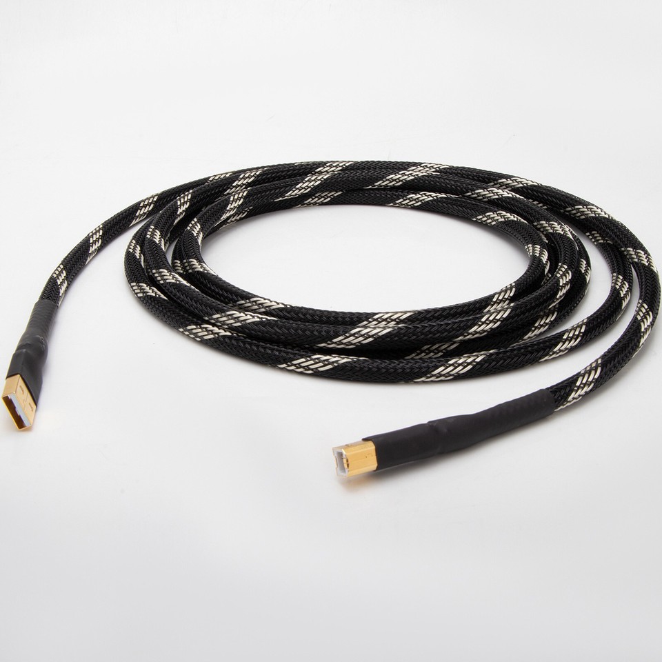 Hi-Fi USB A to USB B Data Cable Audiophile-Grade Shielded DAC Decoder ...