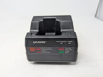 Excellent HARRIS M/A-COM Tri-Chemistry Single Charger CH-104560 | eBay