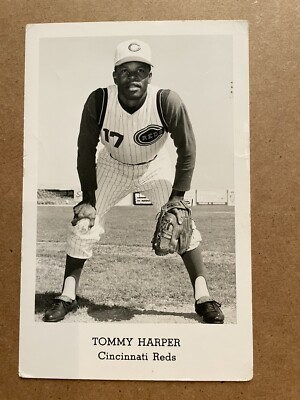 1964 Tommy Harper Cincinnati Reds Postcard | eBay