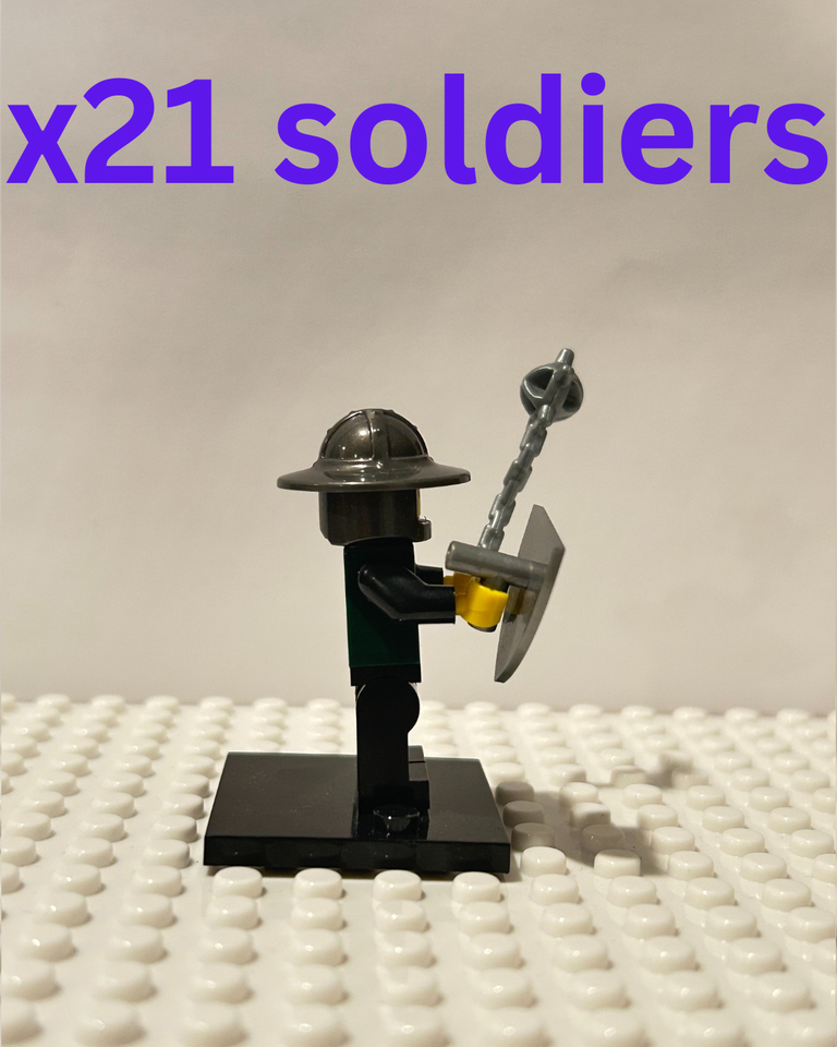 Interlocking Brick Knight Minifigures x21 Medieval Romans Spartans ...