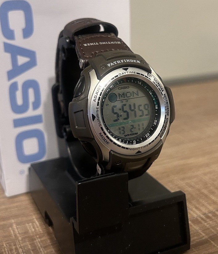 Casio PAS-410B Pathfinder Hunting Timer Module Digital Watch -NEW | eBay