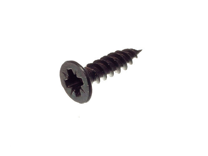 Screws No. 6 X 5/8 Inch Pozi Csk Countersunk Black Pack Of 20 | eBay