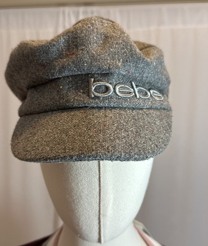 Bebe Women's Newsboy Cap Hat Gray Hand Wash Only | eBay