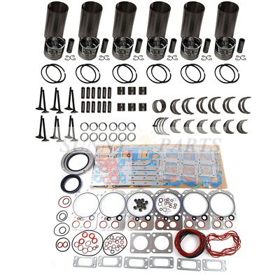 6D24 6D24T Engine Overhaul Rebuild Kit STD fits Kato HD1430 Excavator ...
