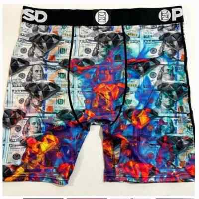 PSD Underwear Thermal Money Diamonds Boxer Briefs Men XX-Large (44-48 ...