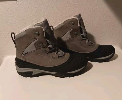 Merrell Womens Waterproof Opti-Warm 200 Gram Charcoal Ankle Boots Size ...