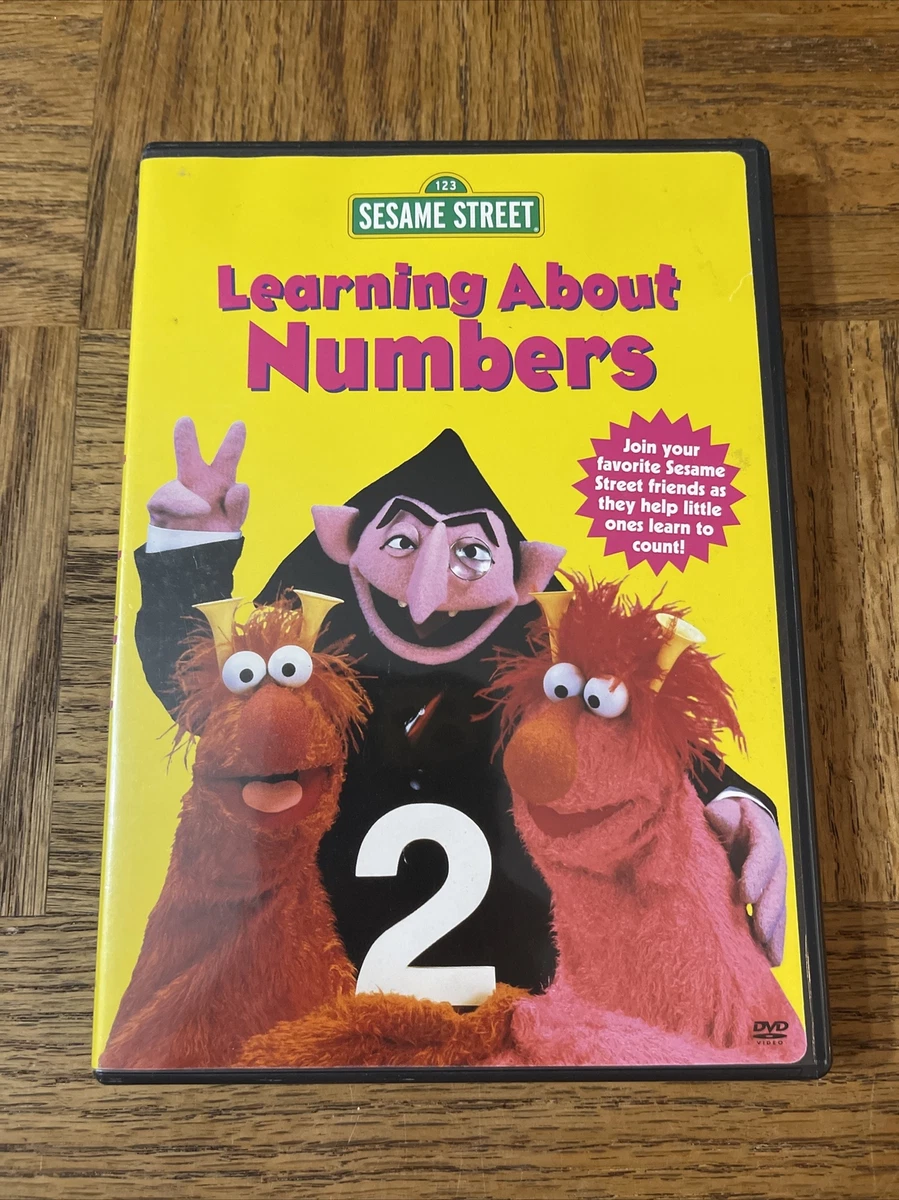 Sesame Street Learning About Numbers Vhs