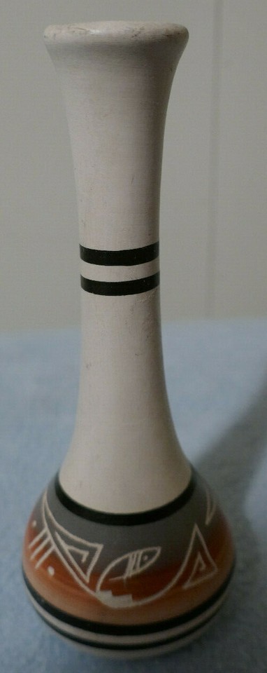 VTG Signed Native American Navajo Pottery Vase Cedar Mesa Naatsiilid Pottery | eBay