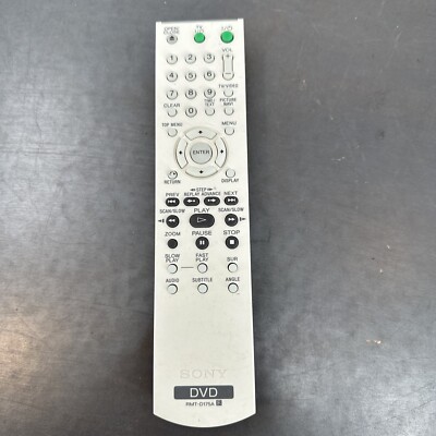 SONY RMT-D175A DVD DVP-NS57P DVP-CX995V REMOTE CONTROL TESTED L4-5(1)x ...