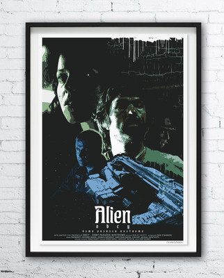 ALIEN - movie polish poster - print - RIDLEY SCOTT / SIGOURNEY WEAVER ...